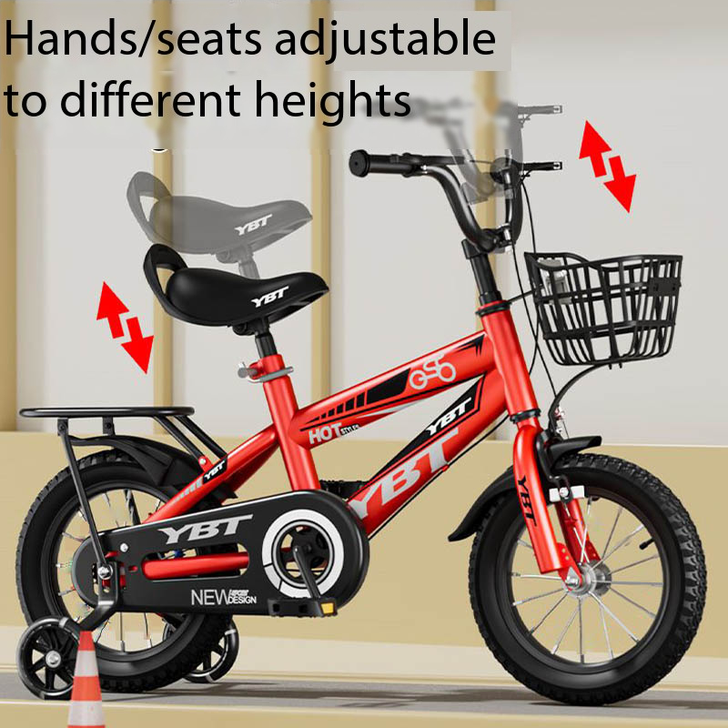 Beige Bike For Kids 12/18 Inch Boys And Girls Bicycle Suitable For 2 To 12 Years Old Kid's Bike ...