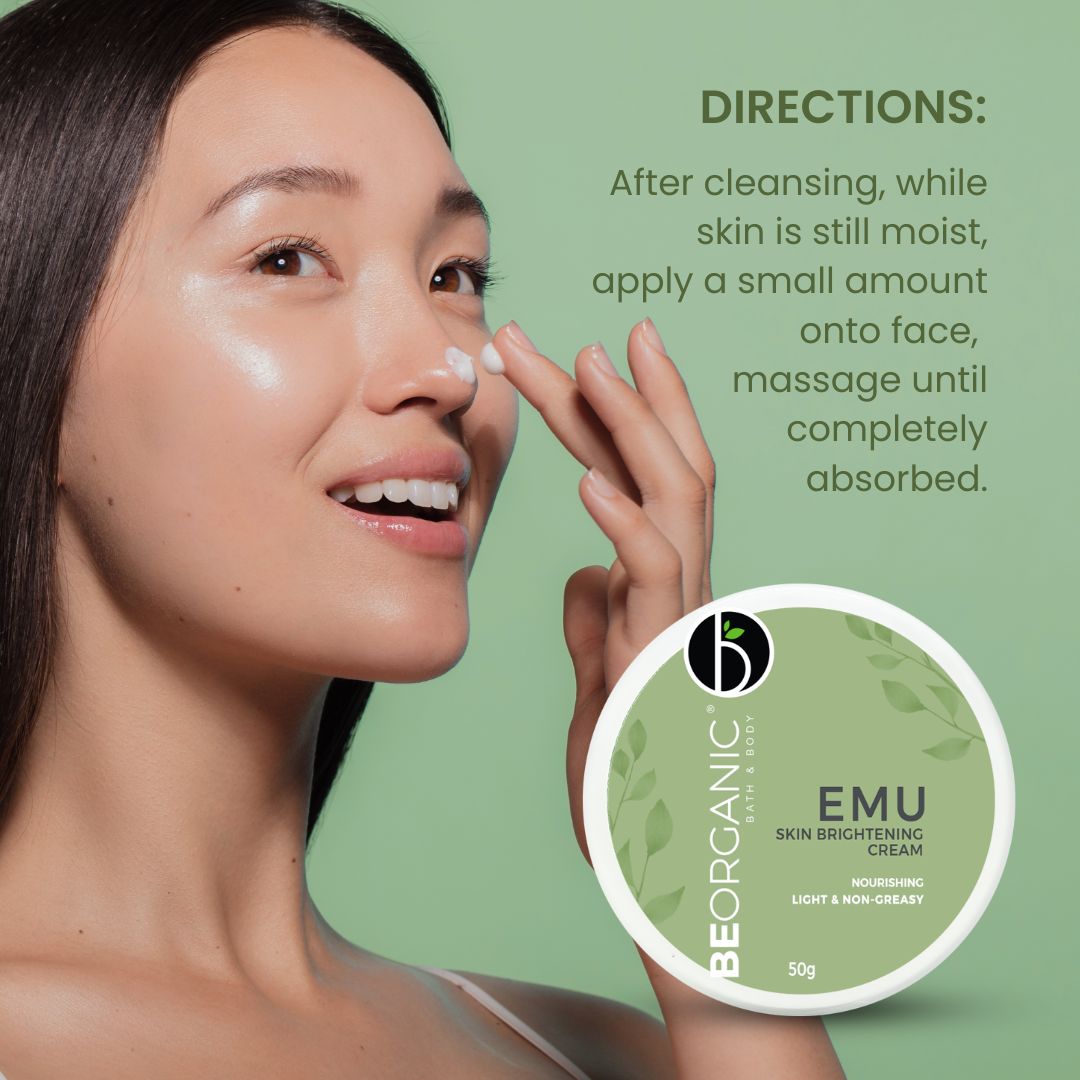 Be Organic EMU Skin Brightening Cream 50g | Shopee Philippines