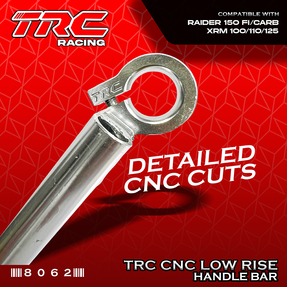 TRC CNC RAIDER R150 FI/CARB, XRM 100/110/125 HANDLE BAR LOWRISE 8062 ...
