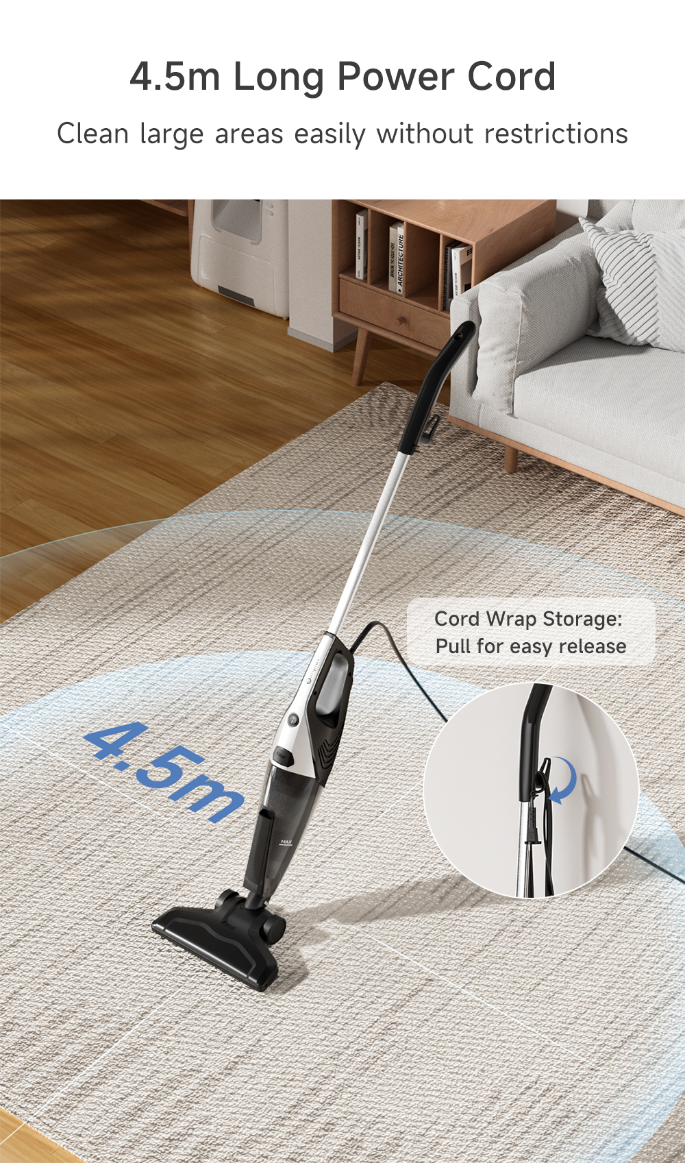 Simplus 3 IN 1 Vacuum Cleaner Household Powerful Suction Lightweight ...