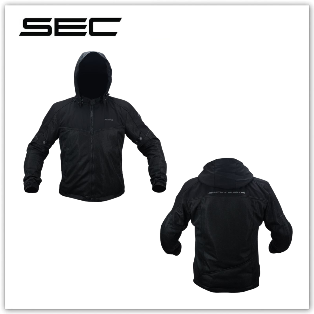 Sec Riding Jacket Motor Jacket for Men - FLB097 Fluid (S-3XL) (DSEC ...