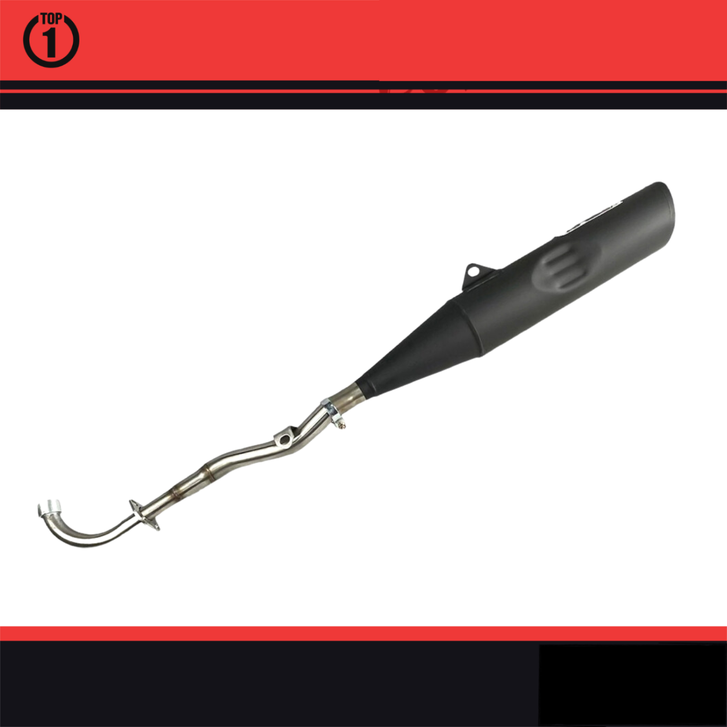 Top1 PH Muffler Pipe V4 with Elbow For Honda Wave 125/DASH Motorcycle ...