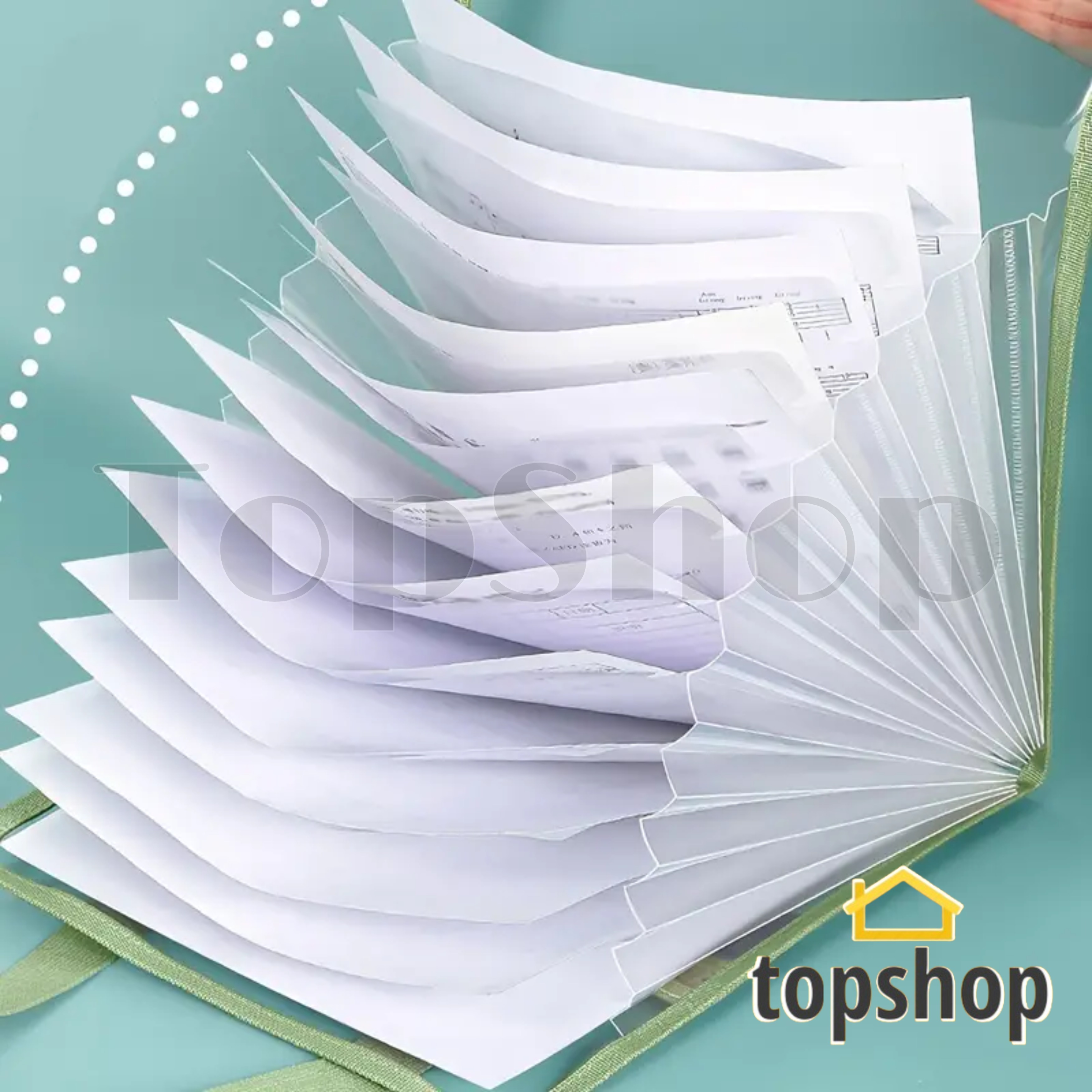 TOPSHOP 13 Pocket File Folders, Portable Multi-Layer A4 Expanding Organ ...