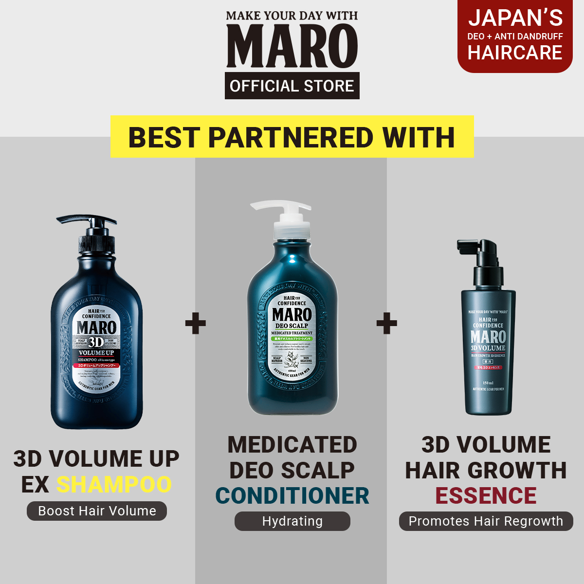 MARO 3D Volume Up EX Shampoo (460ML) | Shopee Philippines