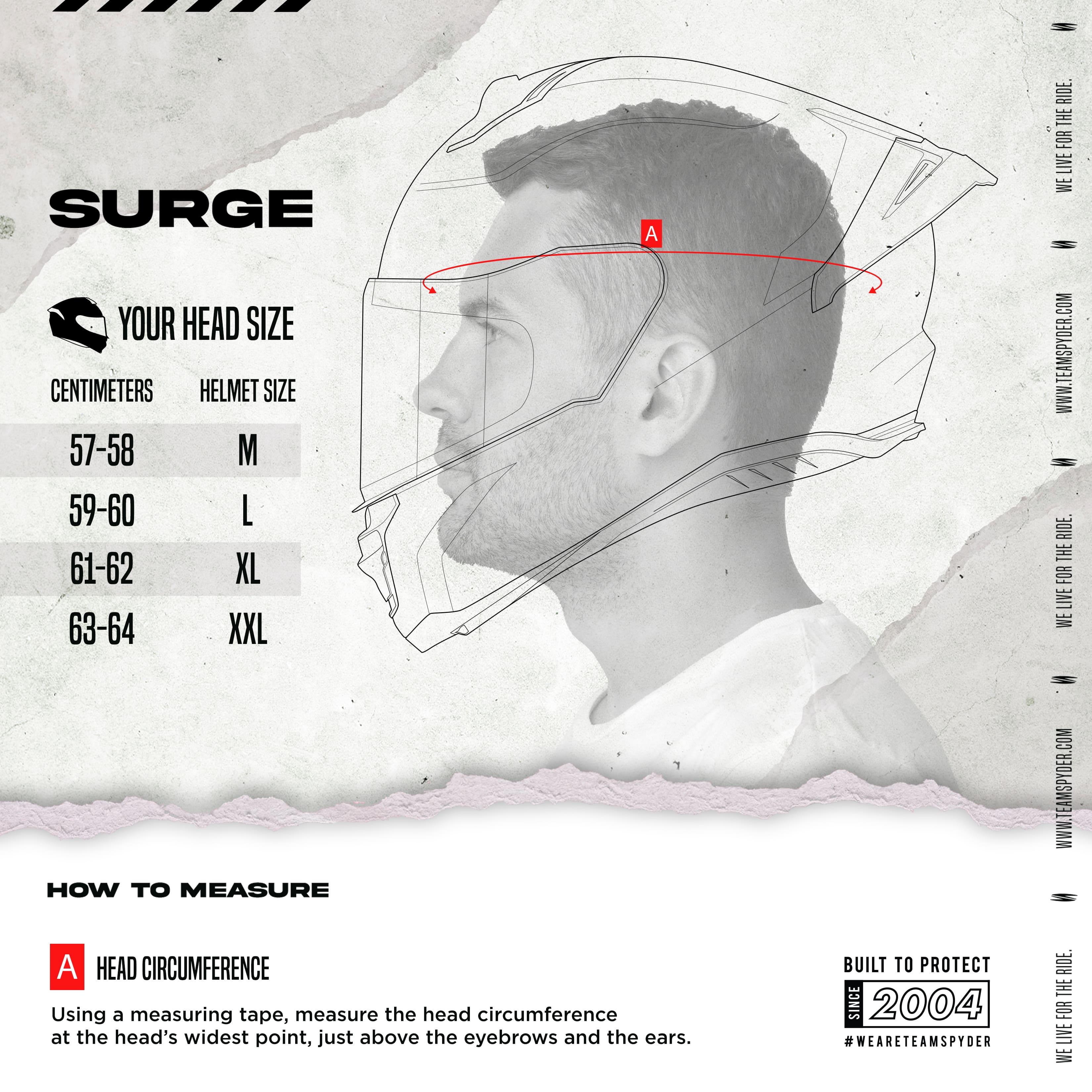 Spyder SURGE G SHOX S1 Full Face Motorcycle Helmet | ECE CERTIFIED ...