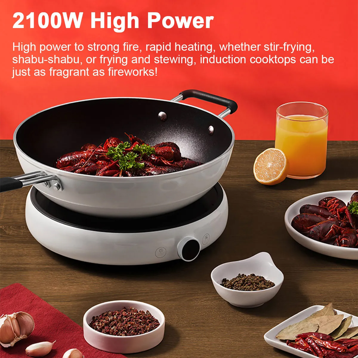 Xiaomi Lifeite Induction Cooker APP Smart linkage Induction 2100W Power ...