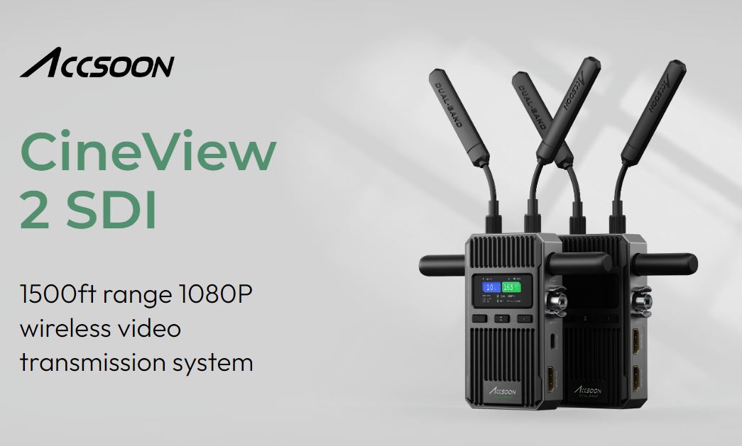 Accsoon CineView 2 SDI / HDMI 1080p Wireless Video (TX + RX ...