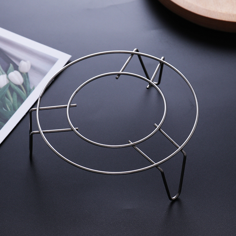 Stainless Steel Pot Holder Kitchen steaming rack Stainless Round Pot ...