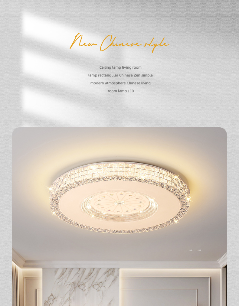 Tricolor LED light chandelier ceiling light living room light ceiling ...