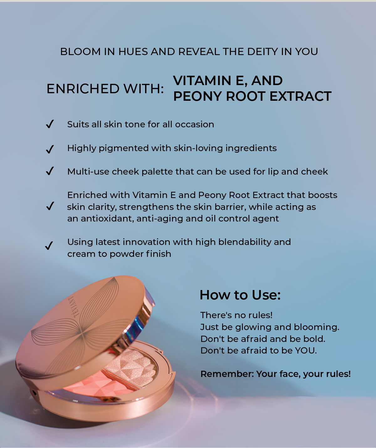 Teviant | Deity Dust | Trio Face Palette | Shopee Philippines