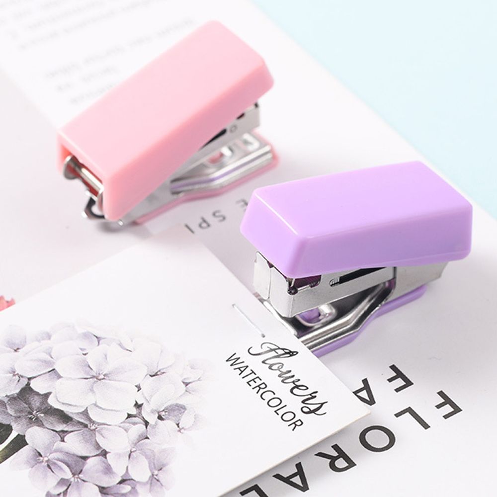 Mini Stapler Color Metal Stapler Set With Staples Binding Tools Office ...