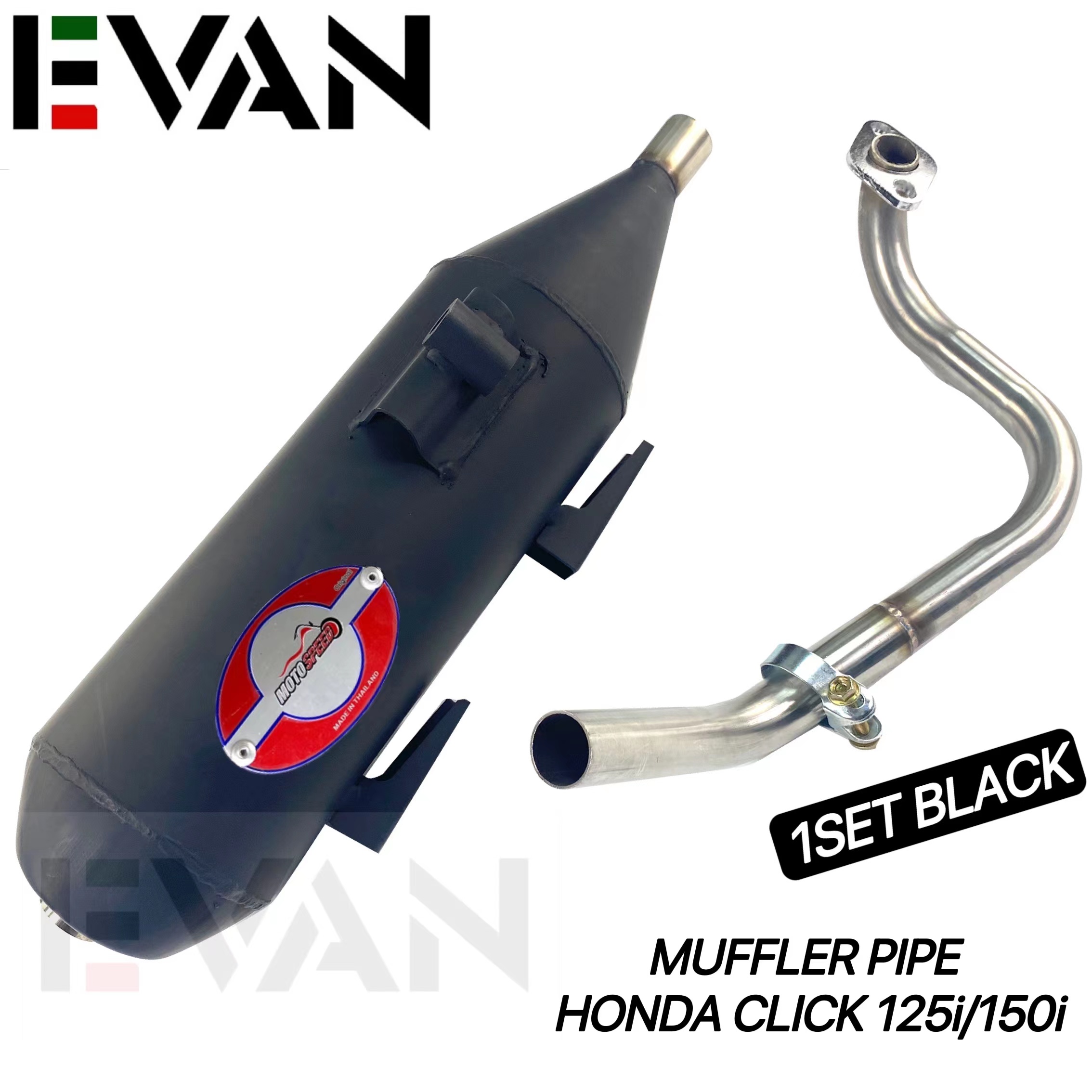 EVAN.PH Muffler Pipe For Honda Click 125i 150i v2 Made in Thailand ...