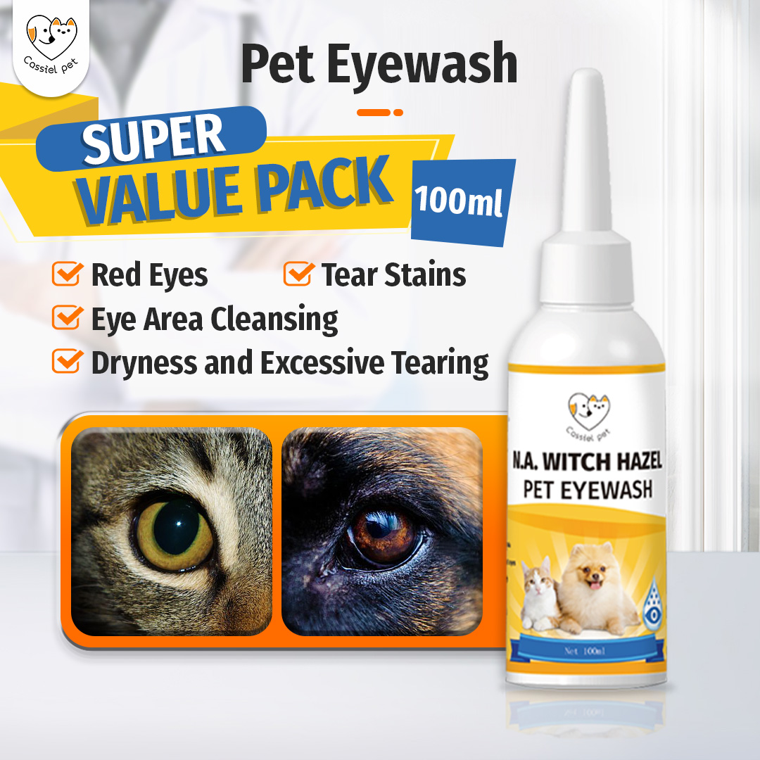 Cassiel Pet Eye Care Drops For Eyes Tear Stain Removing Dirt Anti ...