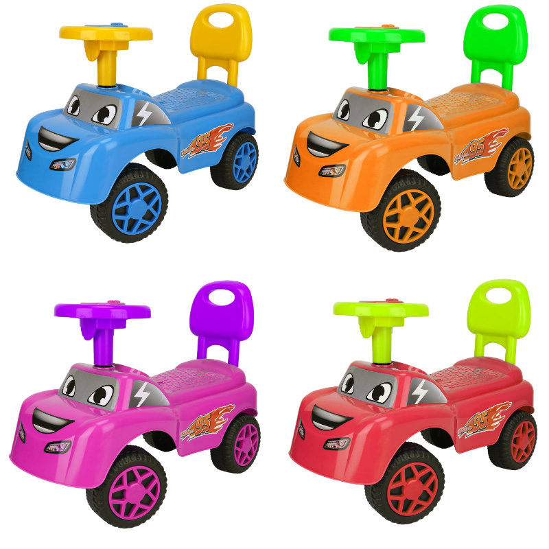 HSz Mega Car Kiddie Toon Car Ride on Car for Kid's 4 Wheels Baby Toy ...