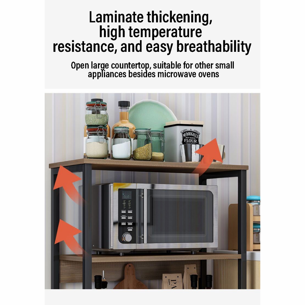 Kitchen storage rack multifunctional floor mounted multi-layer ...