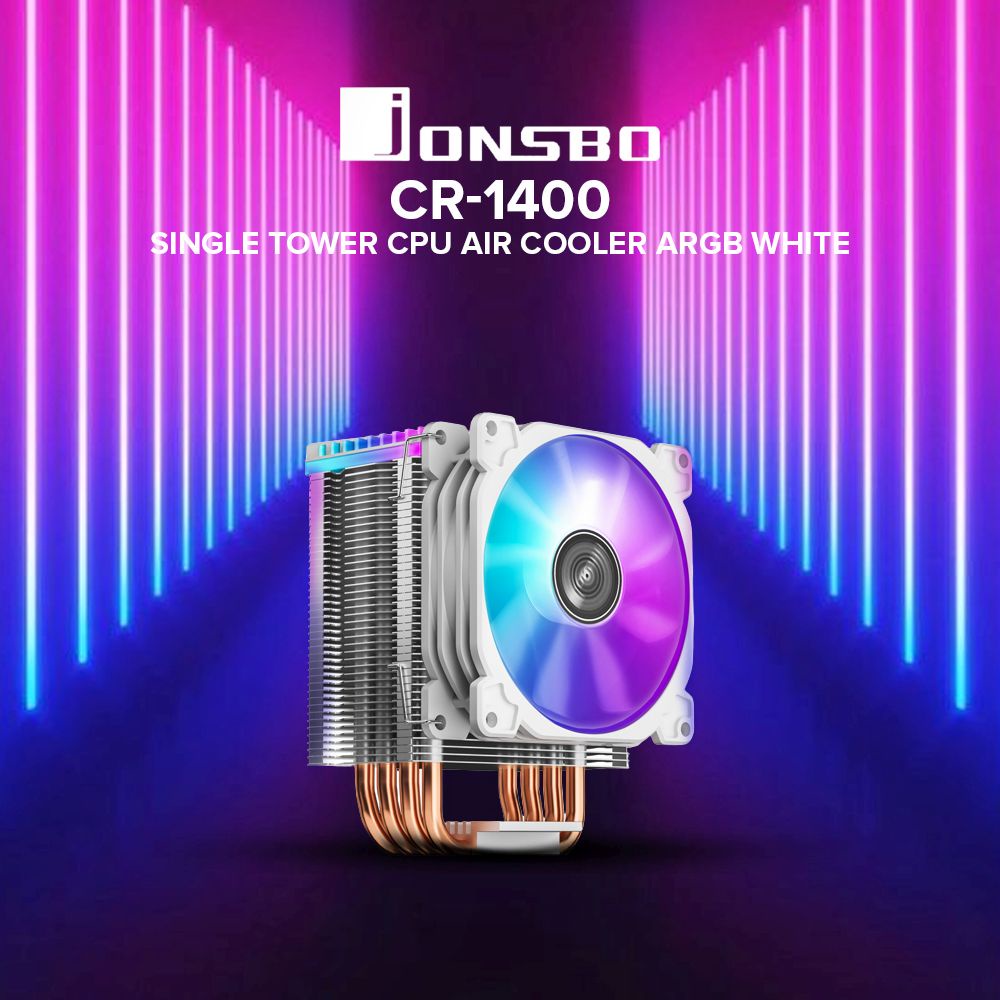 EasyPC | Jonsbo CR-1400/ CR-1400 EVO cpu air cooler| ARGB| Black or ...