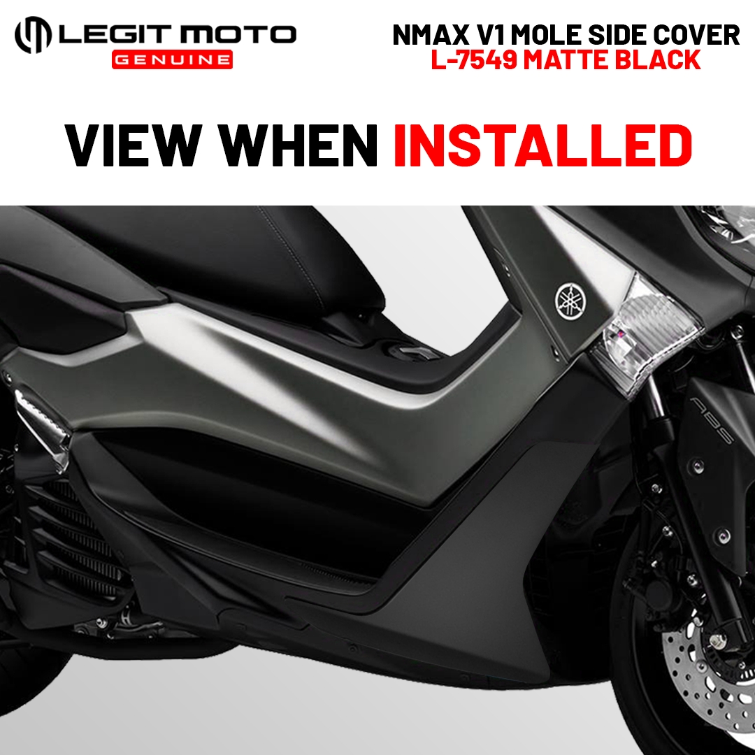 LEGITMOTO YAMAHA NMAX V1 MOLE SIDE COVER MATTE FINISH FOR YAMAHA NMAX ...