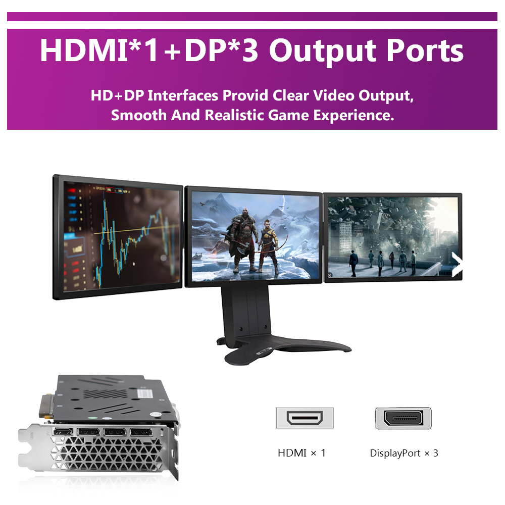 GSE COD 100% New Graphics Card AMD Radeon RX 580 RX580 8GB GDDR5 256Bit ...