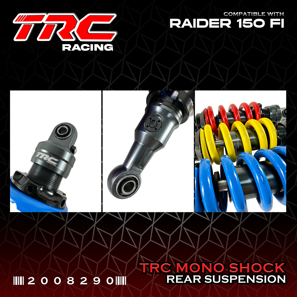 TRC Racing CNC Rear Mono Shock 290mm For Raider 150 and Other Sports ...