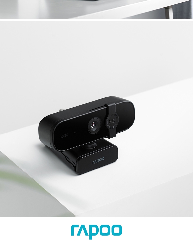 Rapoo C280 Webcam 2K 1440P HD Web Cam with Noise Cancelling Mic Web ...