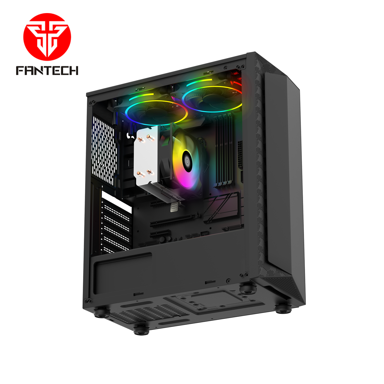 Fantech FC100 Blizz ARGB Tower CPU Air Cooler CR1200 High-Performance ...