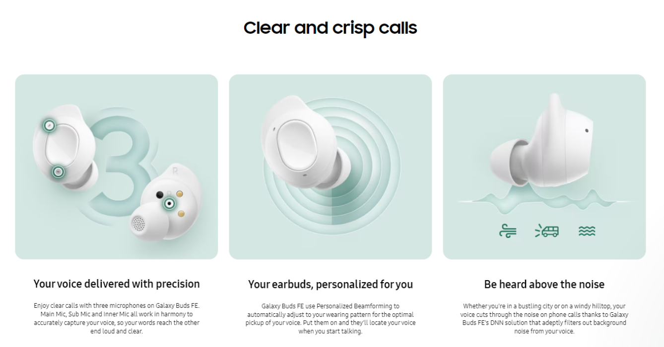 Samsung Galaxy Buds FE - Free Shipping | Hall Sensor, Proximity Sensor ...