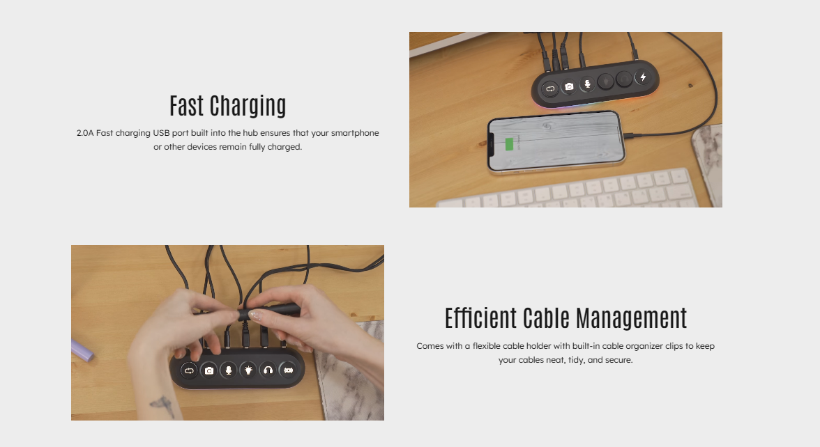 Streamplify Hub Deck 5 Port RGB USB Hub | Shopee Philippines