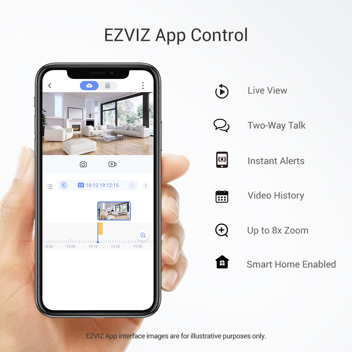 EZVIZ H8C 3MP/2K Outdoor waterproof Wifi CCTV Camera connect to phone ...