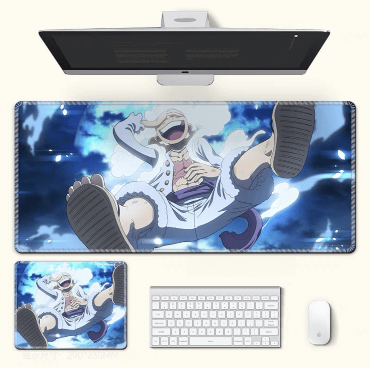Zeus x One Piece Extended Mouse Mat / Mouse Pad For Gaming ( 80cm x ...