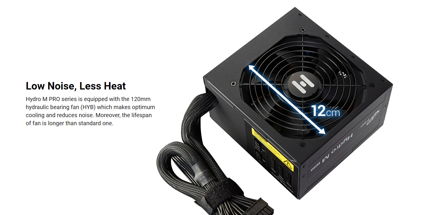 Itw | FSP Hydro M Pro 600W 80+ 230V EU Bronze ATX Semi-Modular PSU ...