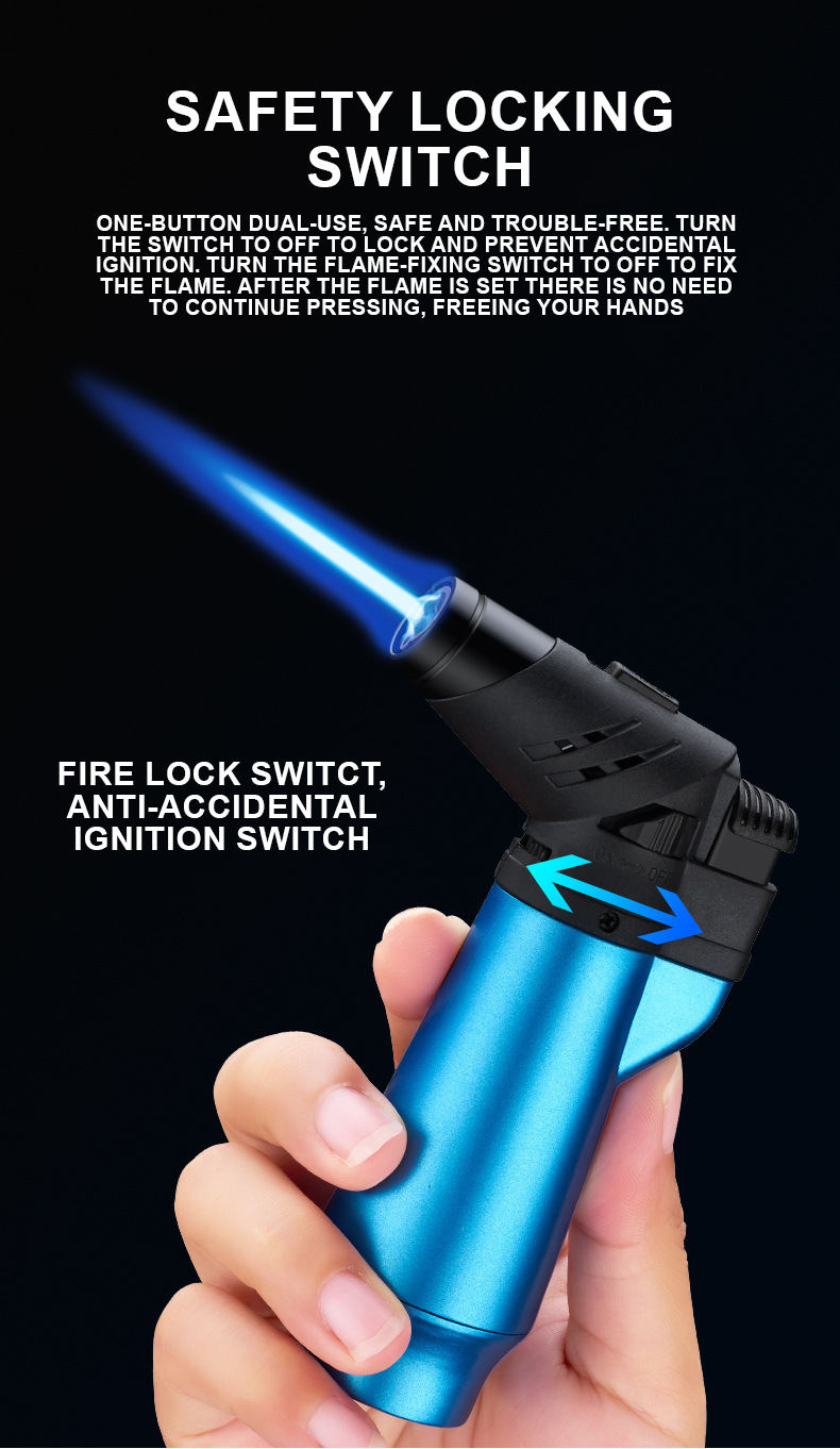 Hoba Filled jet torch lighter gas flame brazing gun toolfor kitchens ...