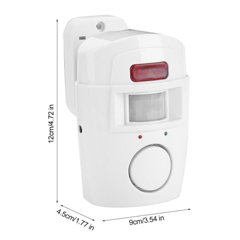 PIR Infrared Motion Detector Alarm Unit with 2 Remote Controller Home ...