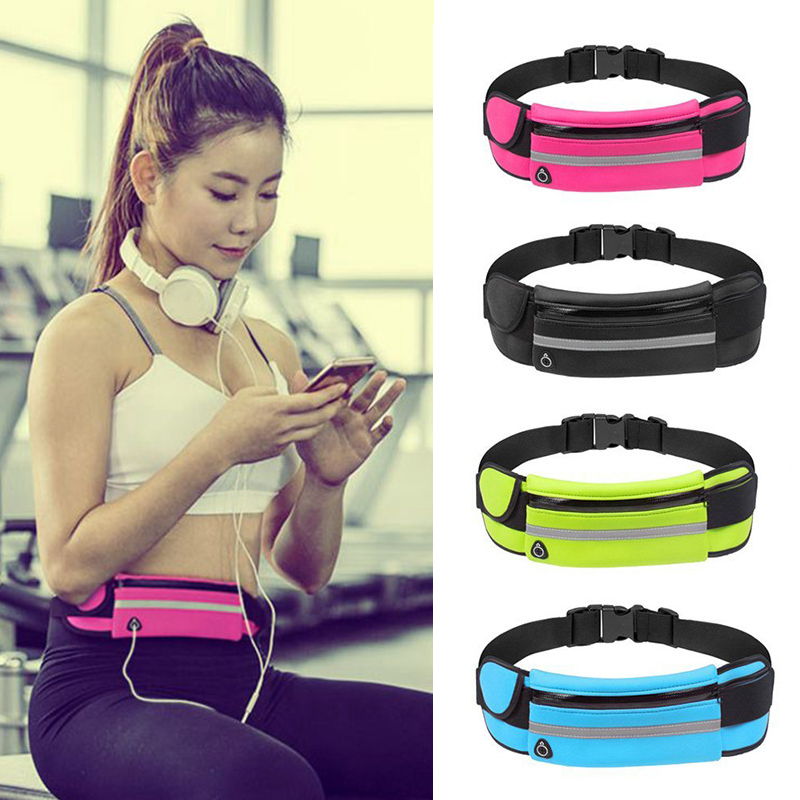 Sports Belt Bag Fitness Sports Bags Pouch Waterproof Anti-Theft Phone ...