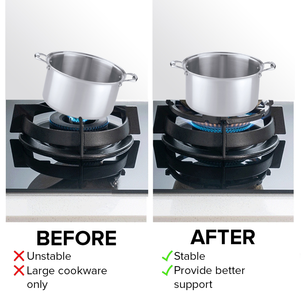 Gas non-slip stove rack Cast Iron Wok Support Rack Burner Gas Stove ...