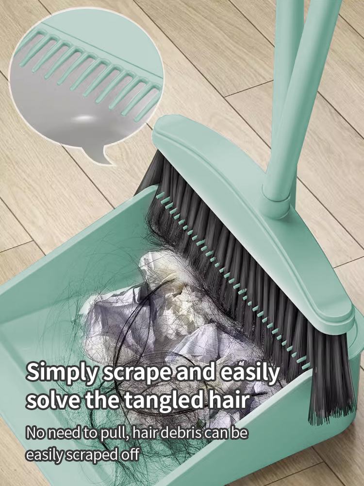 ICON Broom and Dust Pan Set Household Mop Cleaning Outdoor Indoor Walis ...