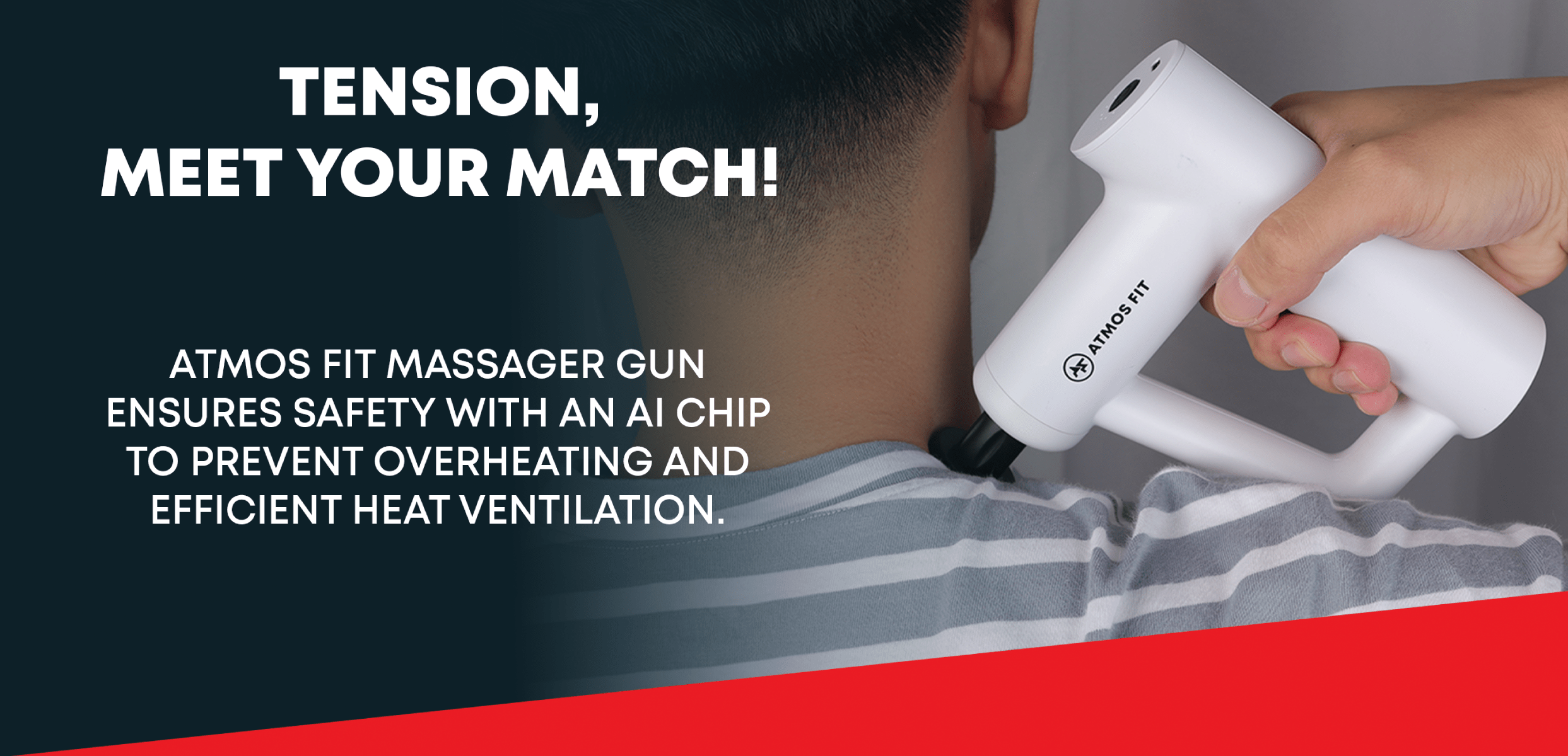 Atmos Fit Physiocare Recharge Deep Tissue Massager Gun | Shopee Philippines