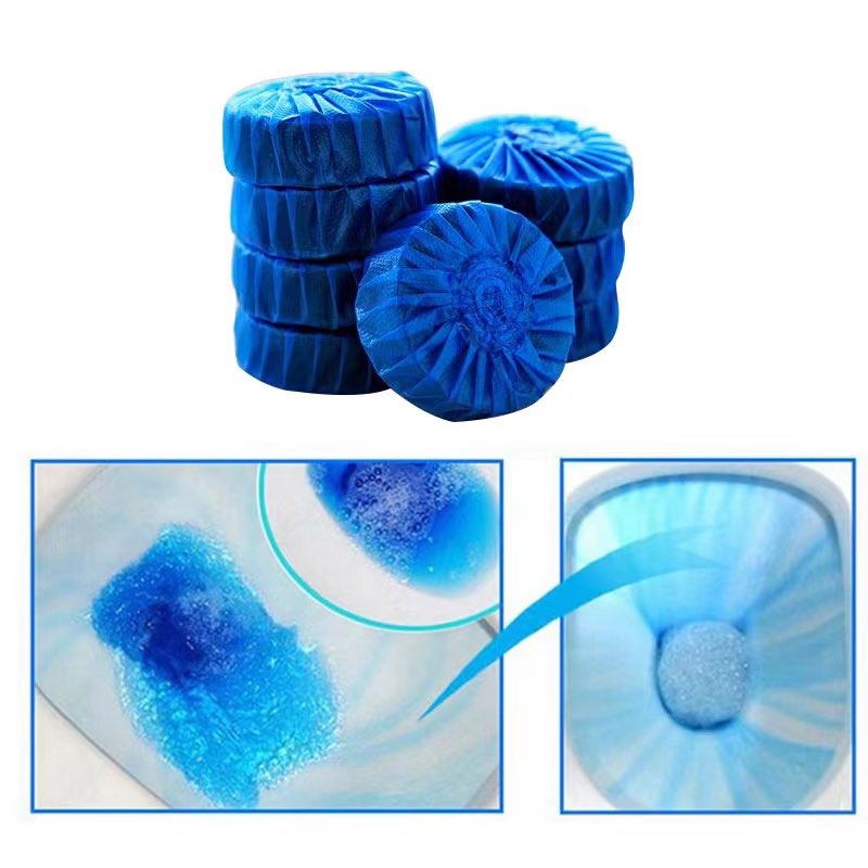Blue Tablet Toilet Bowl Automatic Blue Bubble Toilet Cleaner Toilet ...