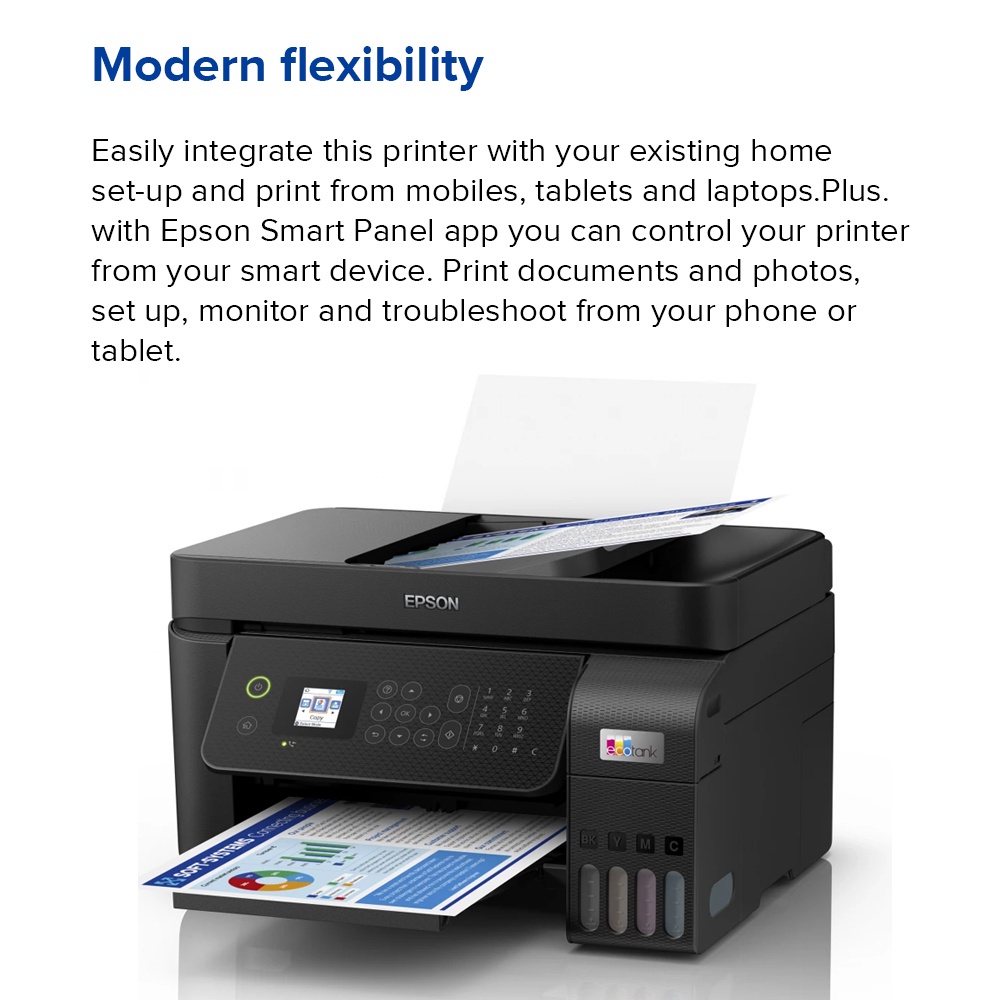 Epson L5290 Wi-Fi Multi Functional Integrated Ink Tank Printer | Shopee ...