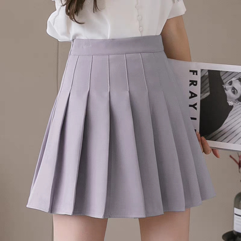 Women's Palda Skirt Highwaist Slim Pleated Style Daily Outfit JF376 ...