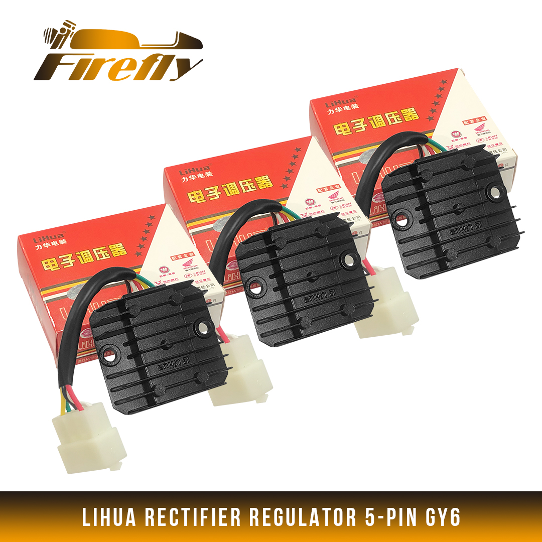 LiHua Fullwave Rectifier Regulator 5-Pin GY6 Original Made in Thailand ...
