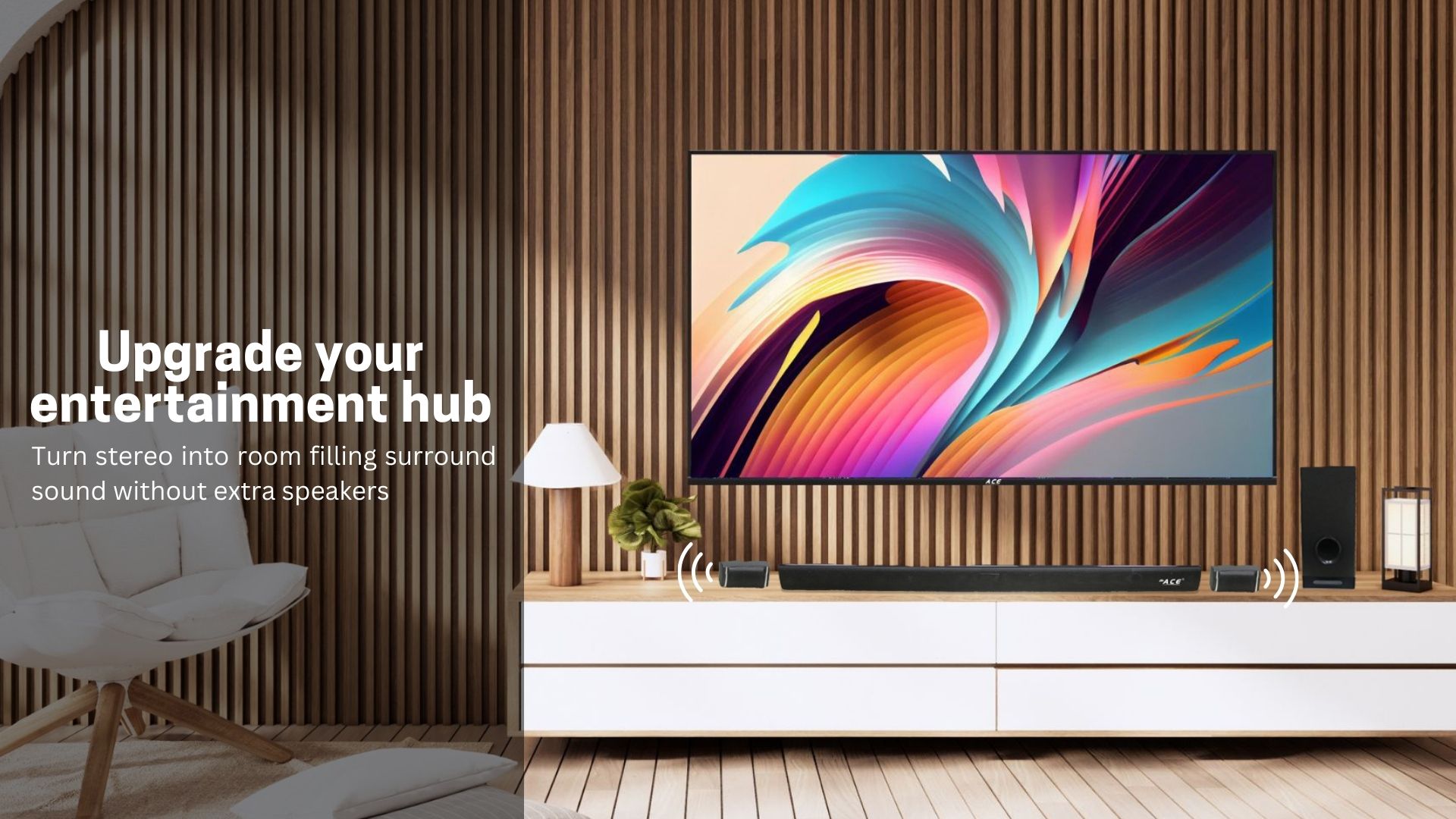 ACE ET-K31TS Bluetooth Soundbar with Subwoofer | Shopee Philippines