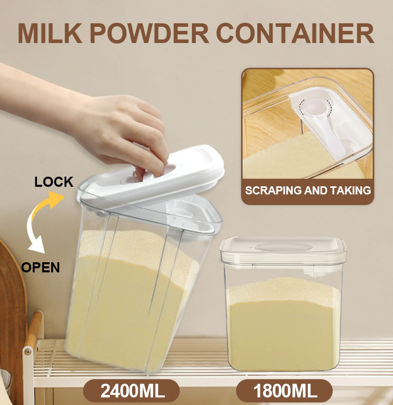 Air Tight Milk Powder Container Milk Storage Container Vacuum Moisture ...
