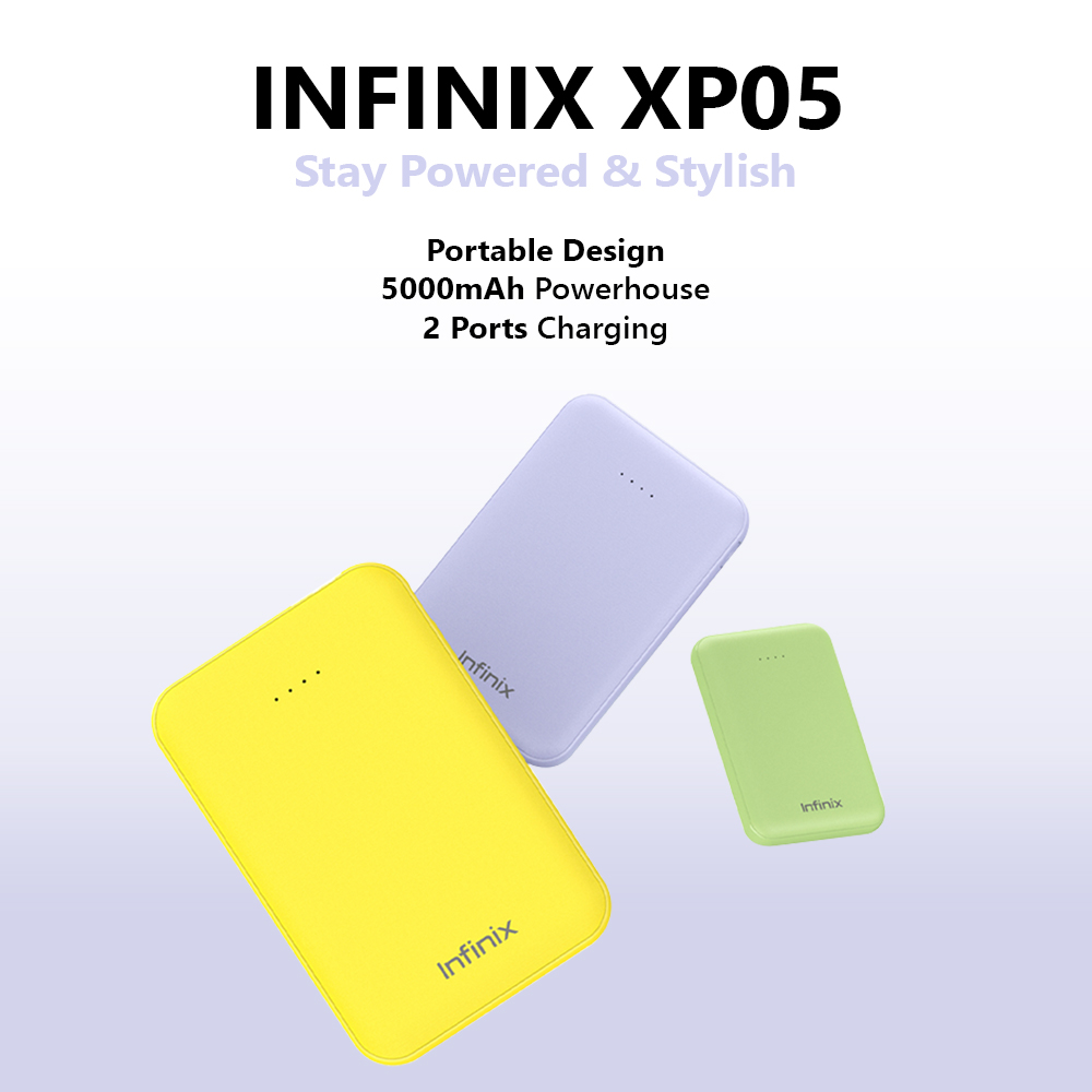 Infinix XPO5 5000mAh Powerbank | Shopee Philippines