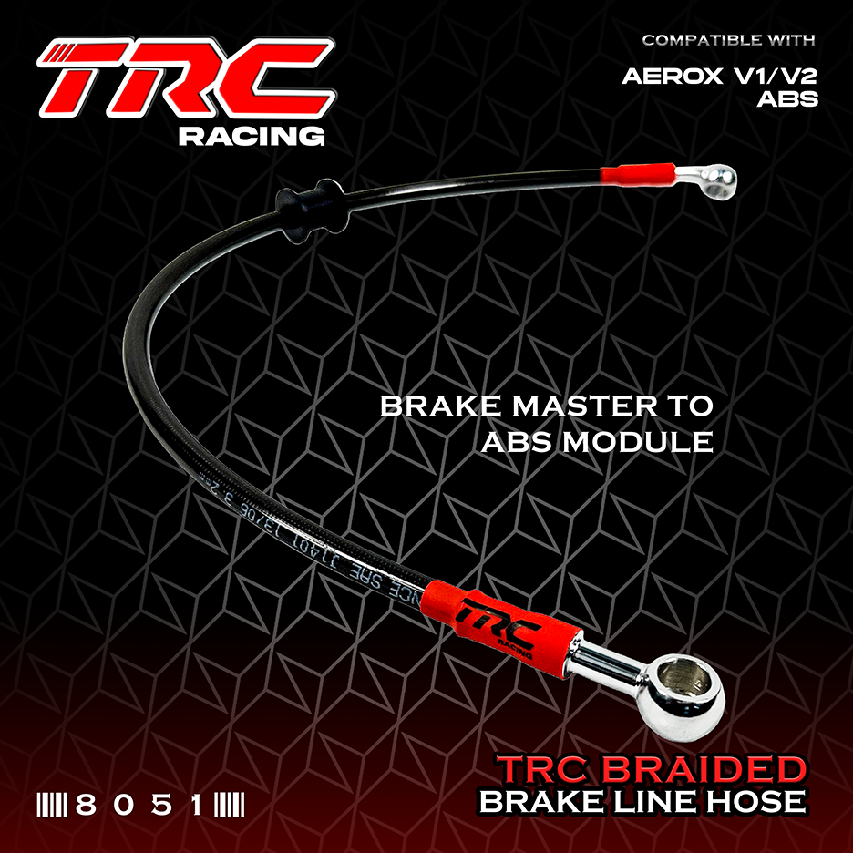 TRC Braided Brake Line Hose Aerox V1/V2 ABS 8051 | Shopee Philippines