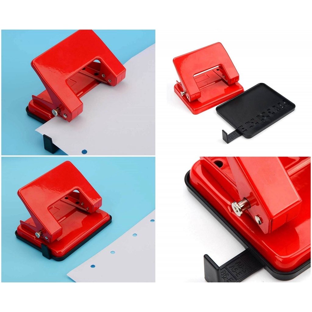 CQW.NO1 2 Hole Puncher Double Hole Puncher School Supplies Office ...
