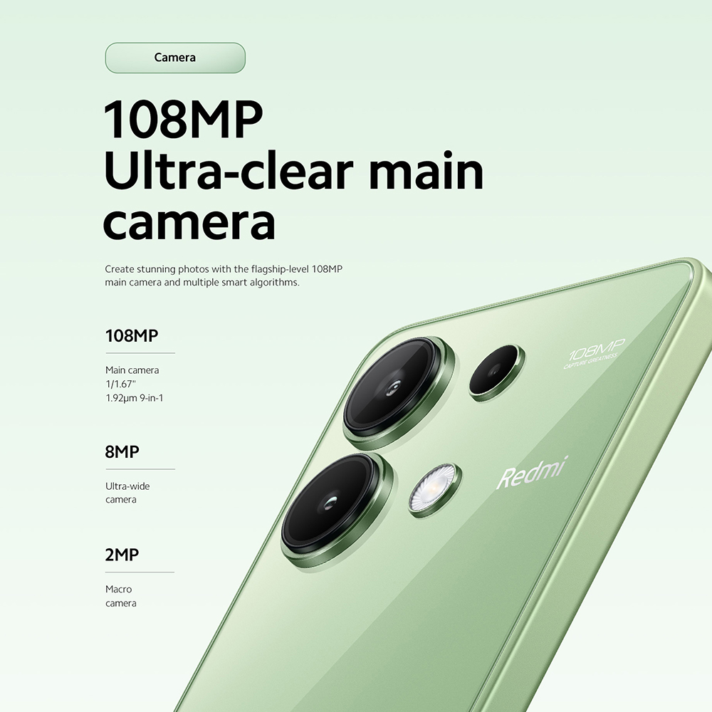 Xiaomi Redmi Note 13 Smartphone | 6GB+128GB / 8GB+128GB / 8GB+256GB ...
