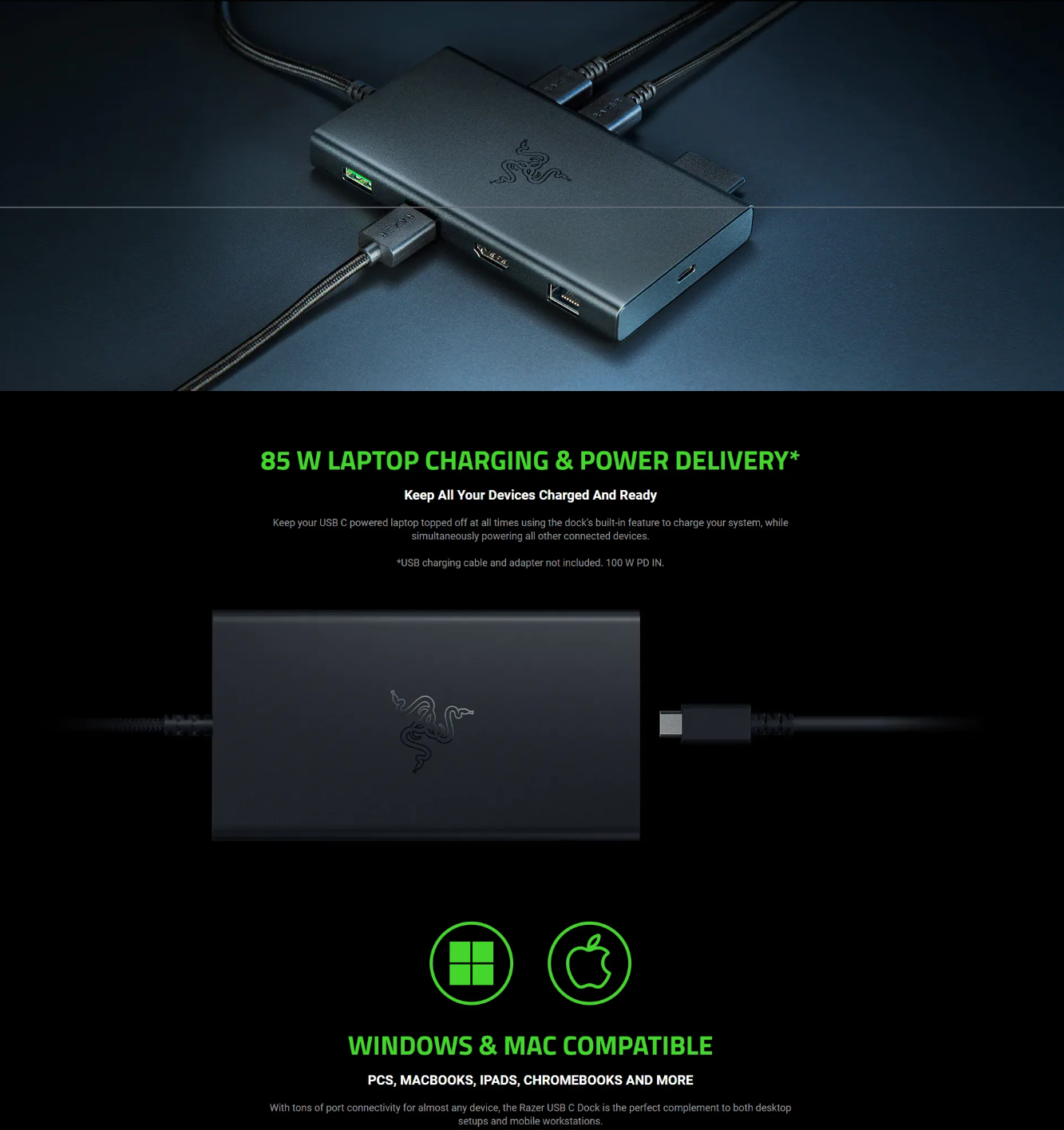 Razer USB-C Dock 11-IN-1 Multiport Adapter | Shopee Philippines