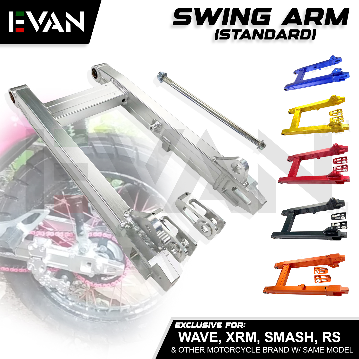 EVAN.PH Swing Arm Heavy Duty (Wave 100/110/125 XRM 110/125 SMASH/RS ...