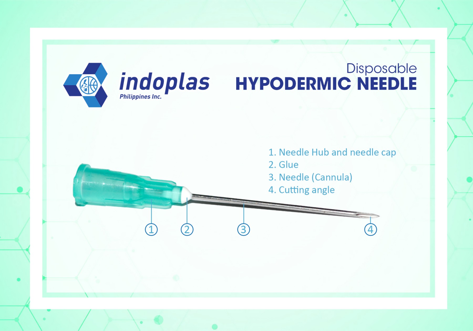 Indoplas Disposable Hypodermic Needle 22G x 1" Box of 100 | Shopee ...