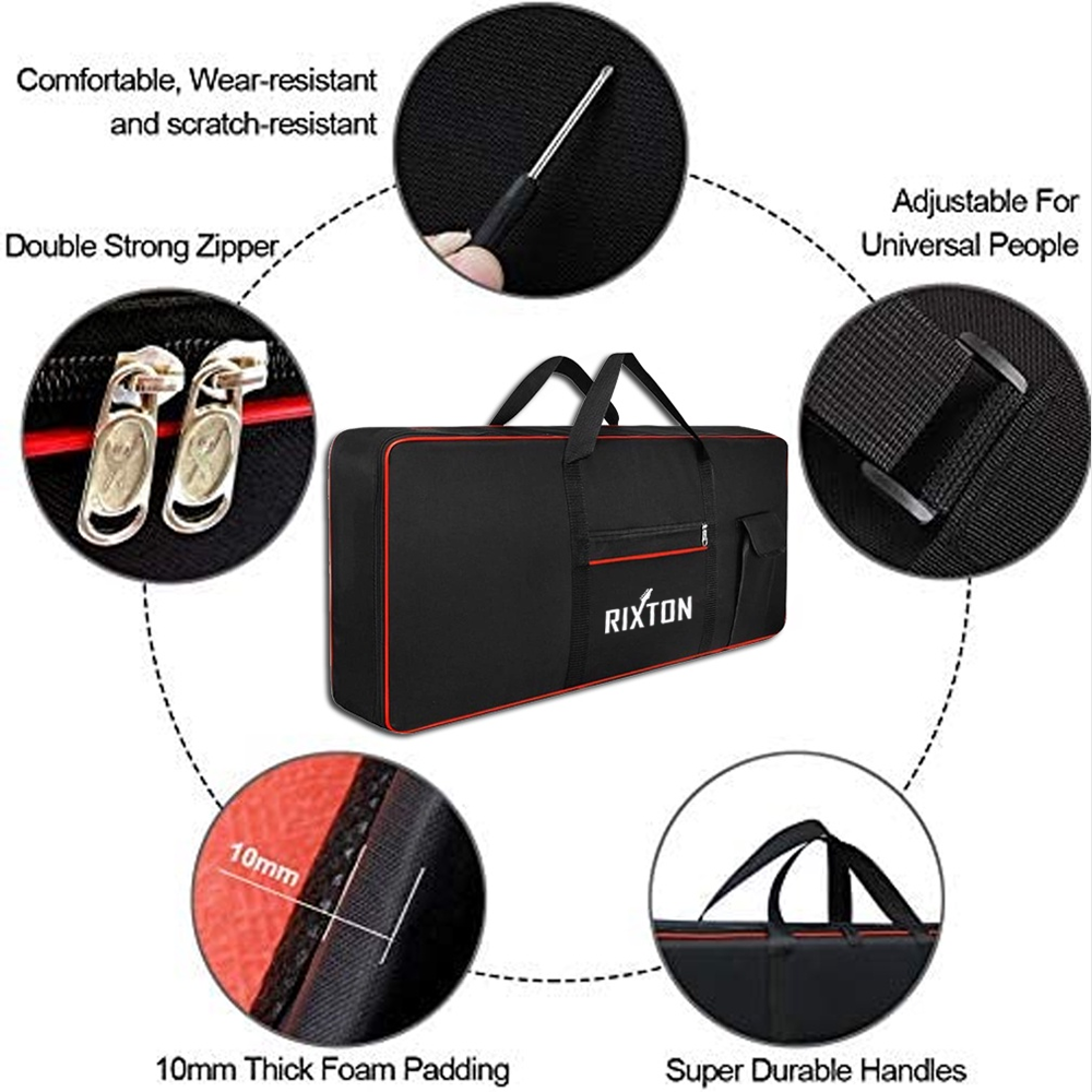 RIXTON Piano Bag Keyboard Case 61 Keys Keyboard Instrument Keyboard Bag ...